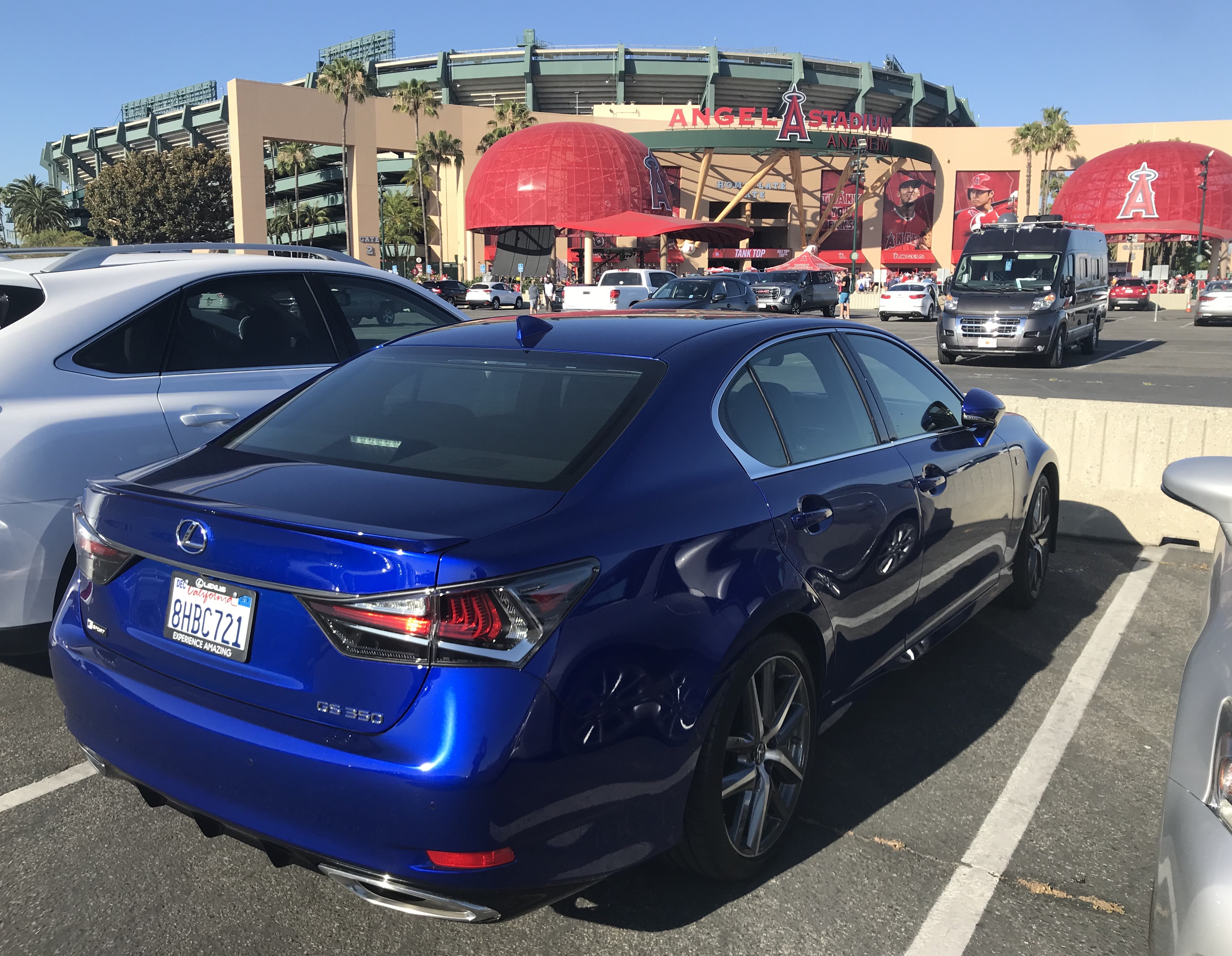 2019 GS350 F Sport Scores a Sweet Lexus Parking Spot at Angel Stadium ...